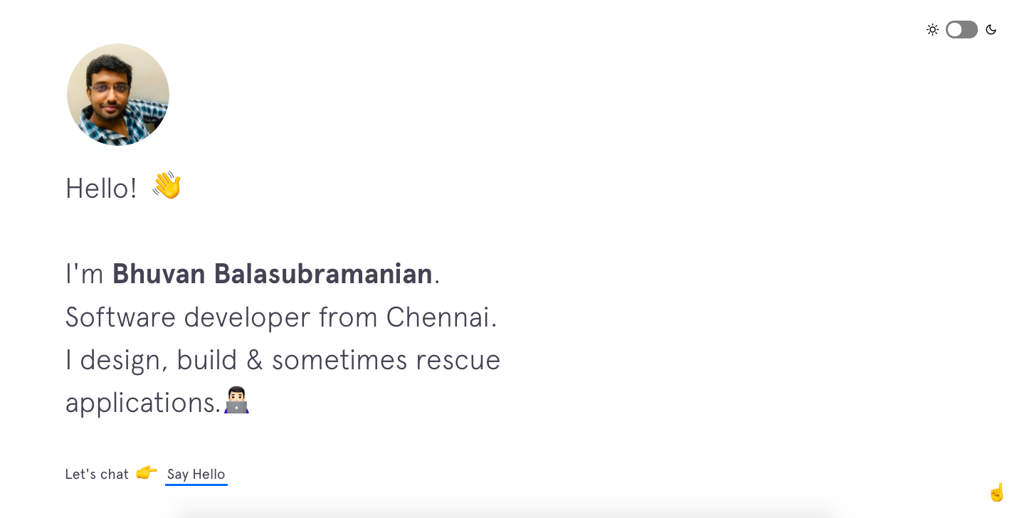 Bhuvan Balasubramanian | Full-Stack Web Developer